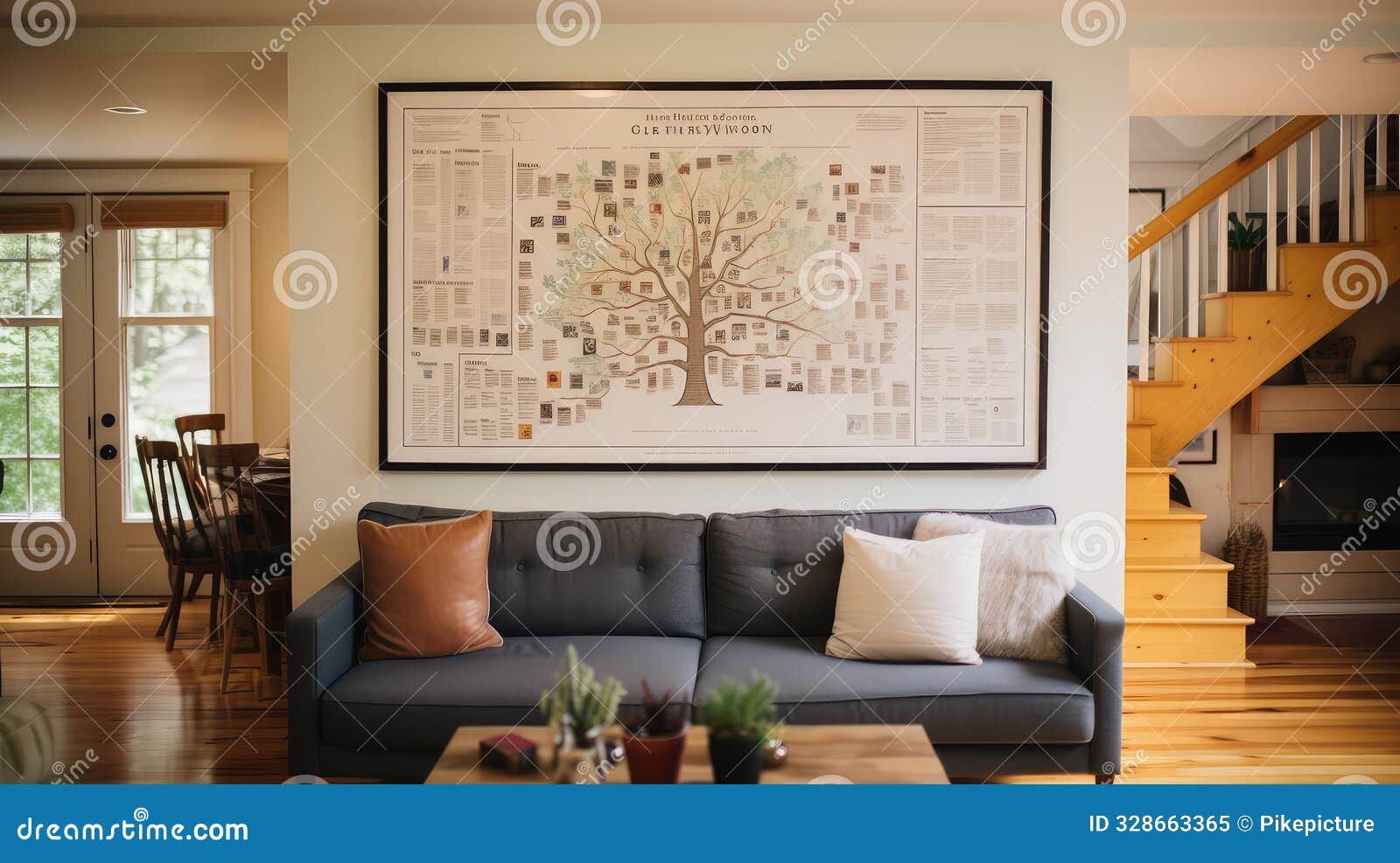 Vision house chart stock illustration. Illustration of creativity ...