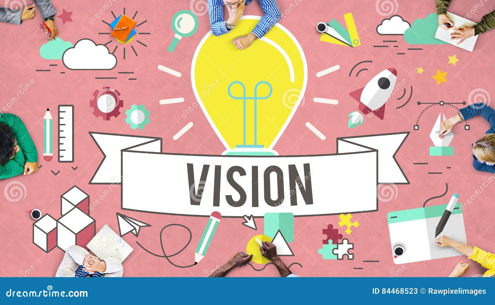Vision Ideas Inspiration Imagination Creation Concept Stock Image ...