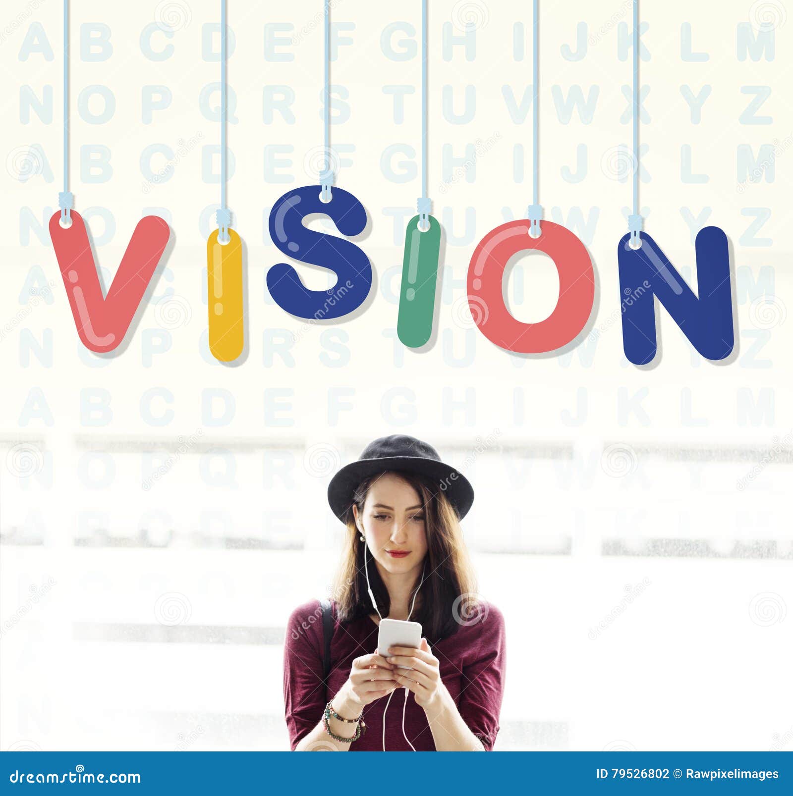 Vision Inspiration Motivation Aspiration Direction Concept Stock Photo ...