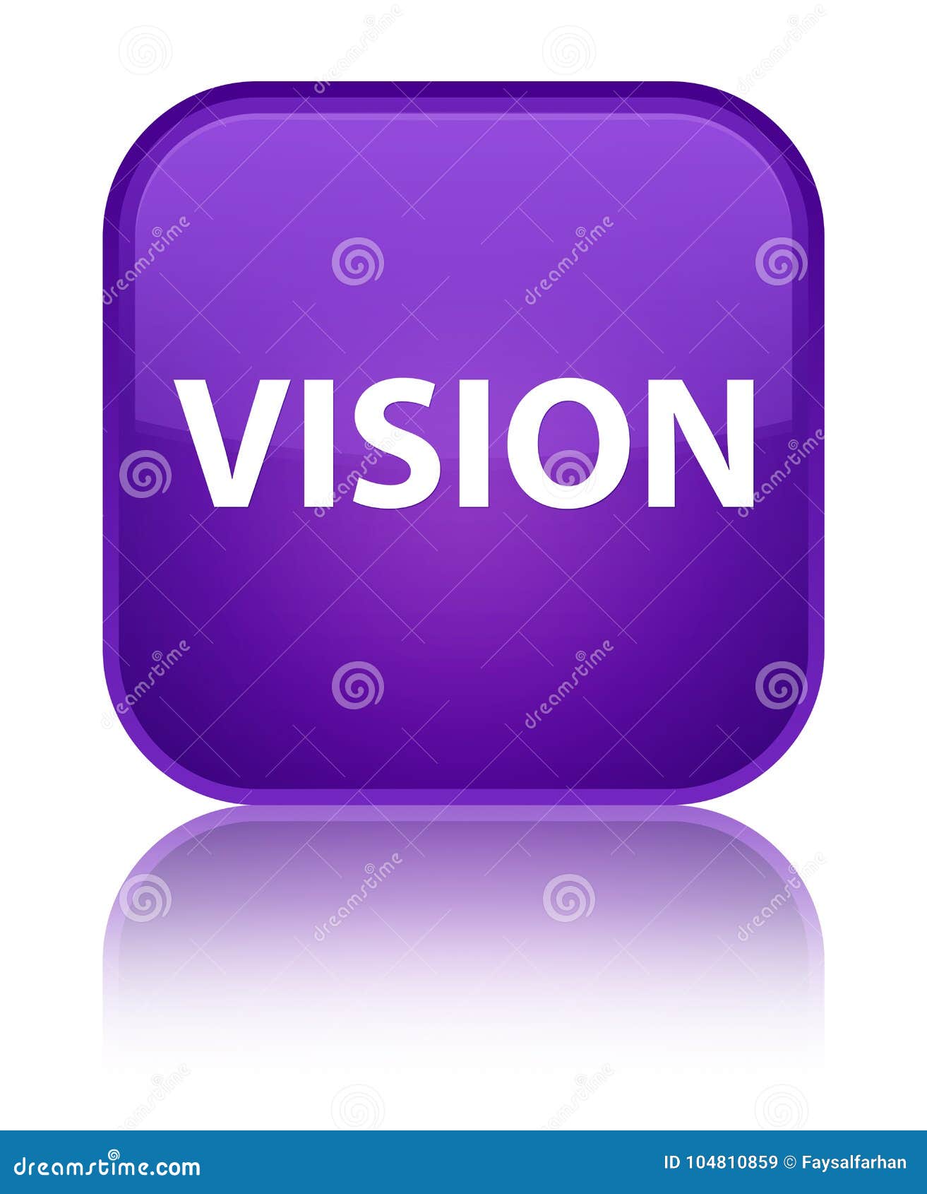 Vision Special Purple Square Button Stock Illustration - Illustration ...