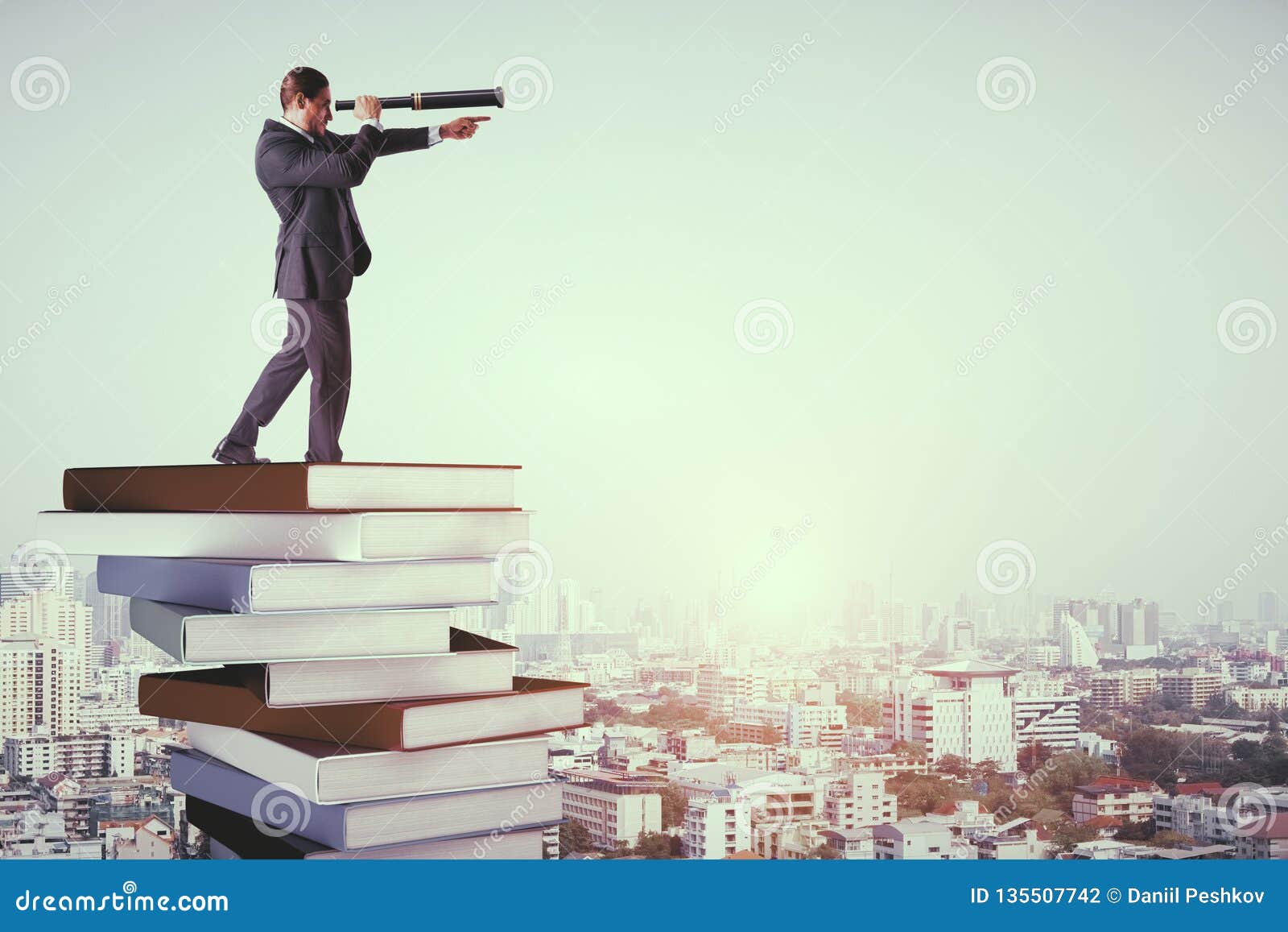 Vision and Knowledge Concept Stock Photo - Image of book, knowledge ...