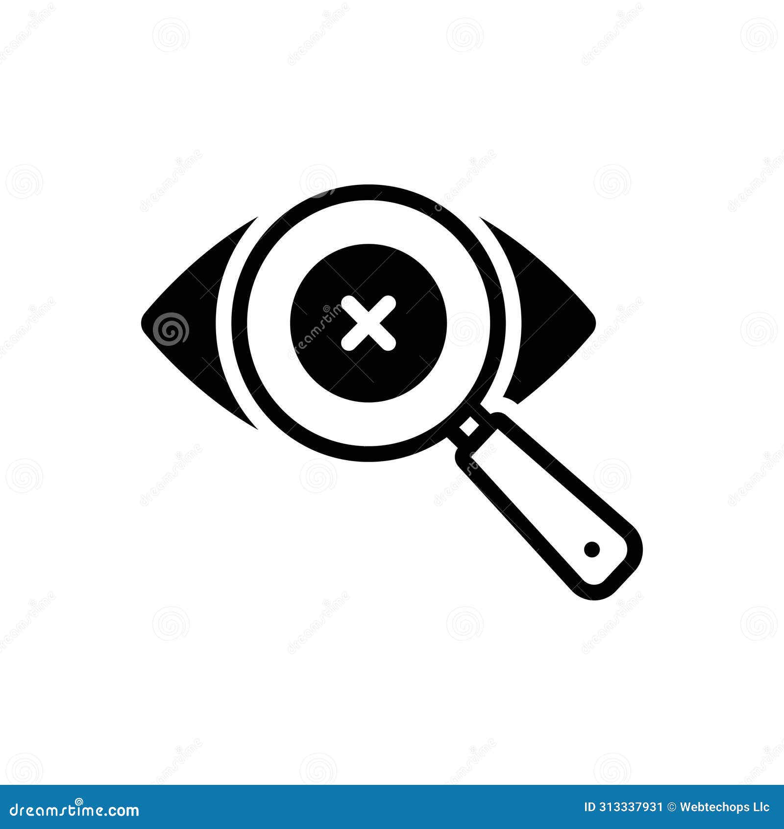 Vision Loss Linear Icon Vector Illustration | CartoonDealer.com #309681964