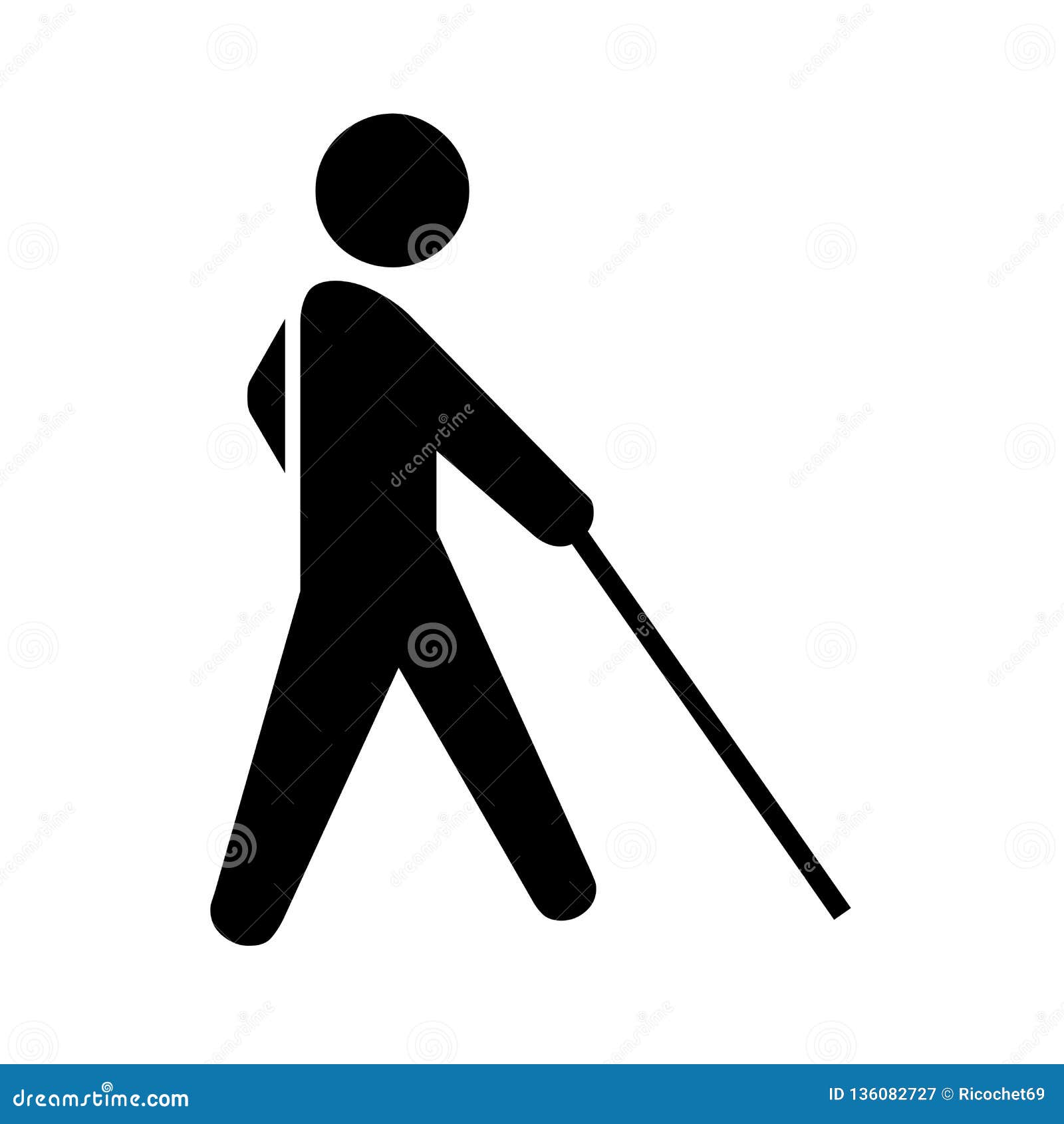 Vision Loss Symbol Illustration Stock Illustration - Illustration of ...