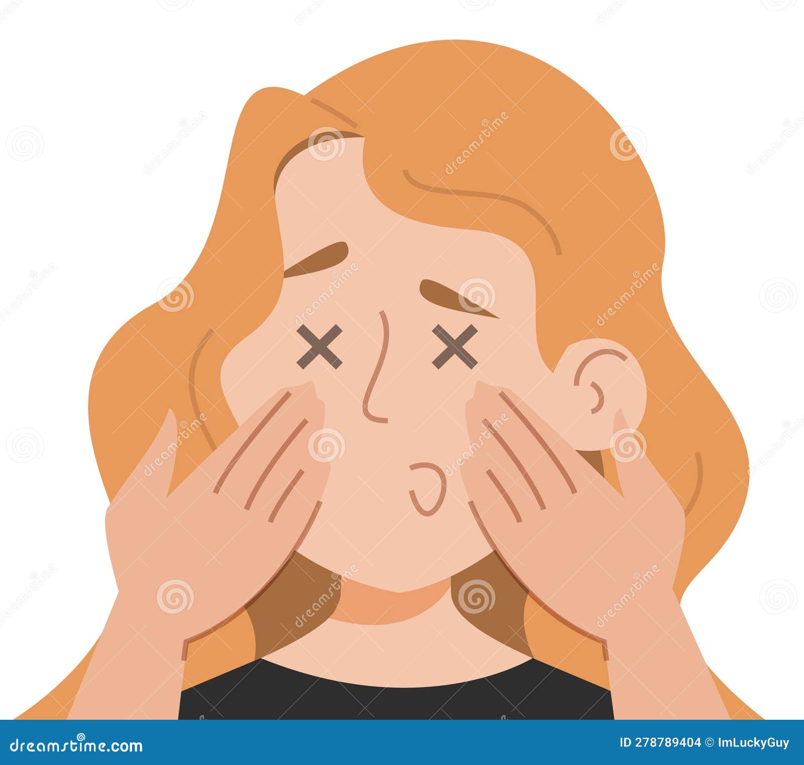 Vision Loss Vector Isolated. Problems with Vision Stock Vector ...