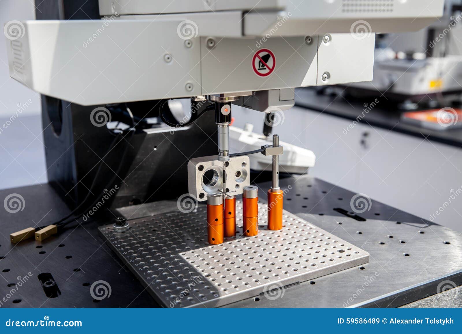 Vision Measuring Systems, Probe Machine Stock Image - Image of ...