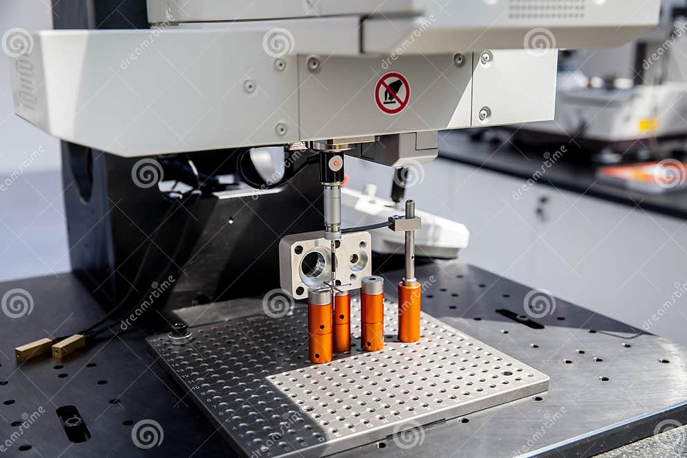 Vision Measuring Systems, Probe Machine Stock Image - Image of ...