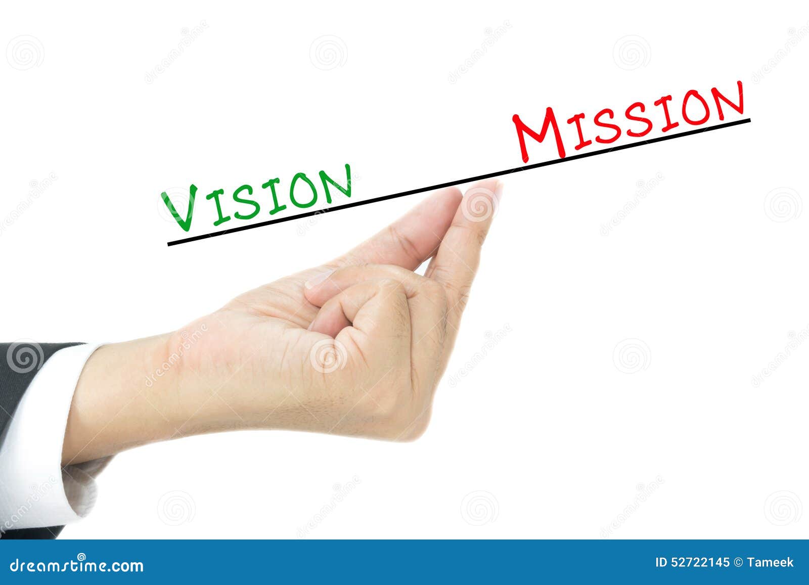 Vision and mission concept stock image. Image of mission - 52722145