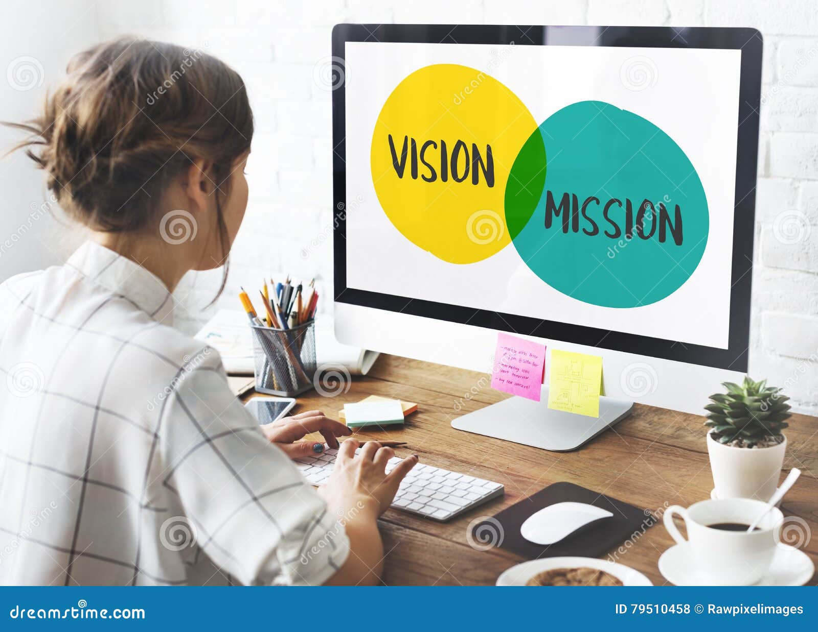 Vision Mission Creativity Graphics Concept Stock Photo - Image of ...