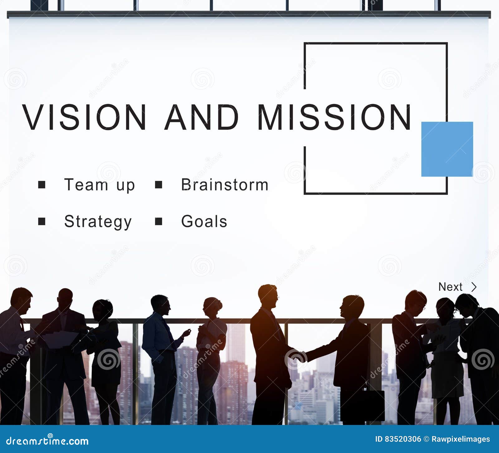 Vision and Mission Startup Strategy Goals Concept Stock Photo - Image ...
