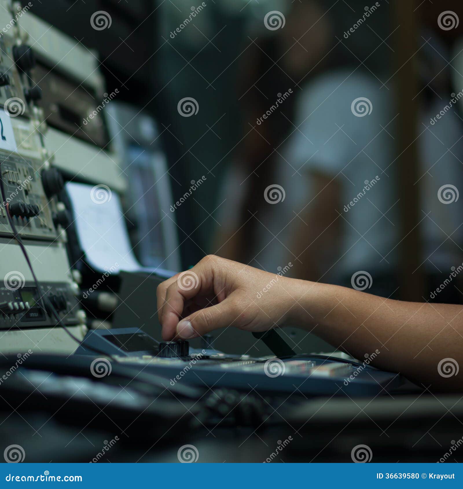 Vision mixing panel stock photo. Image of editor, live - 36639580