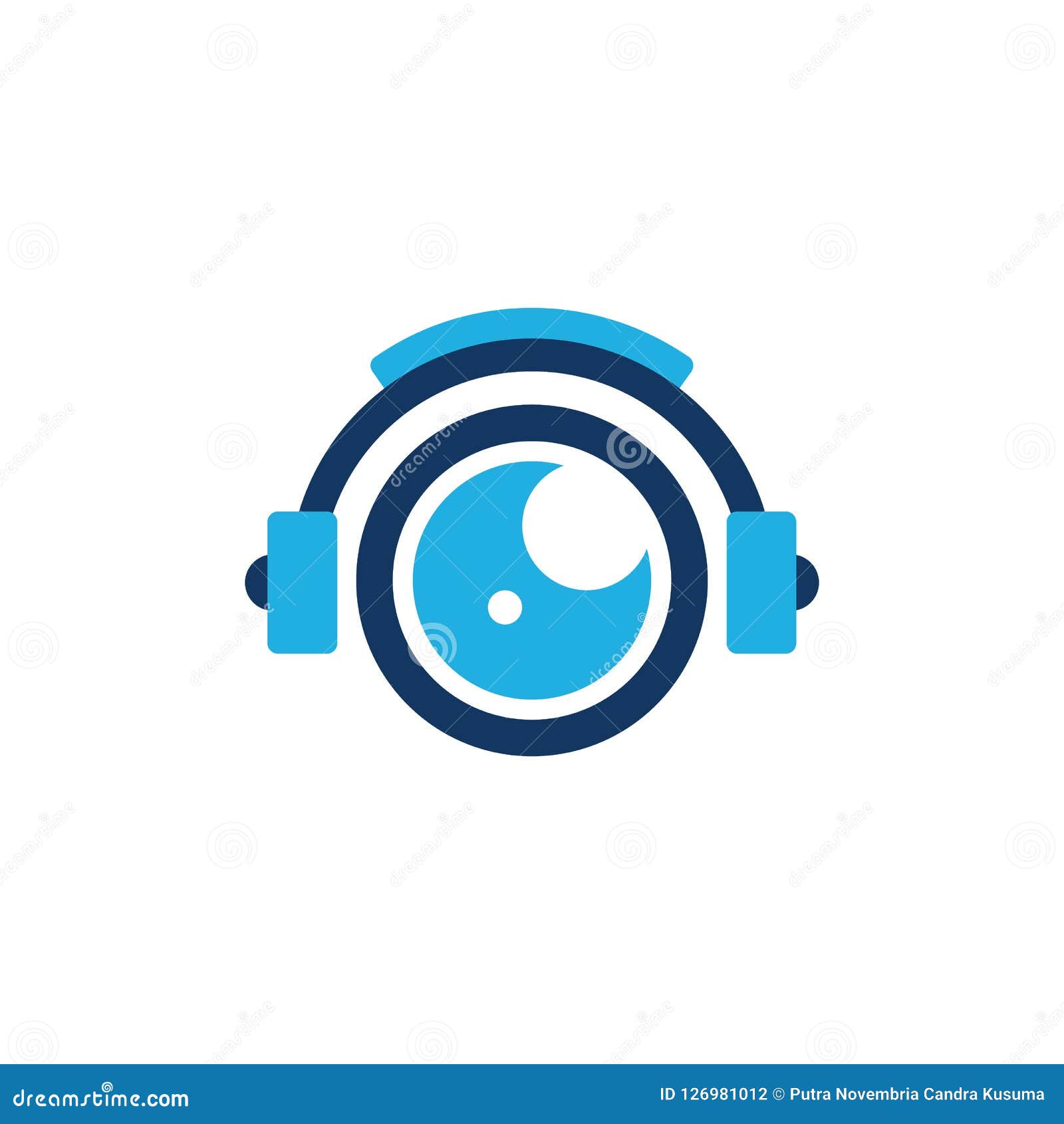 Vision Music Logo Icon Design Stock Vector - Illustration of company ...
