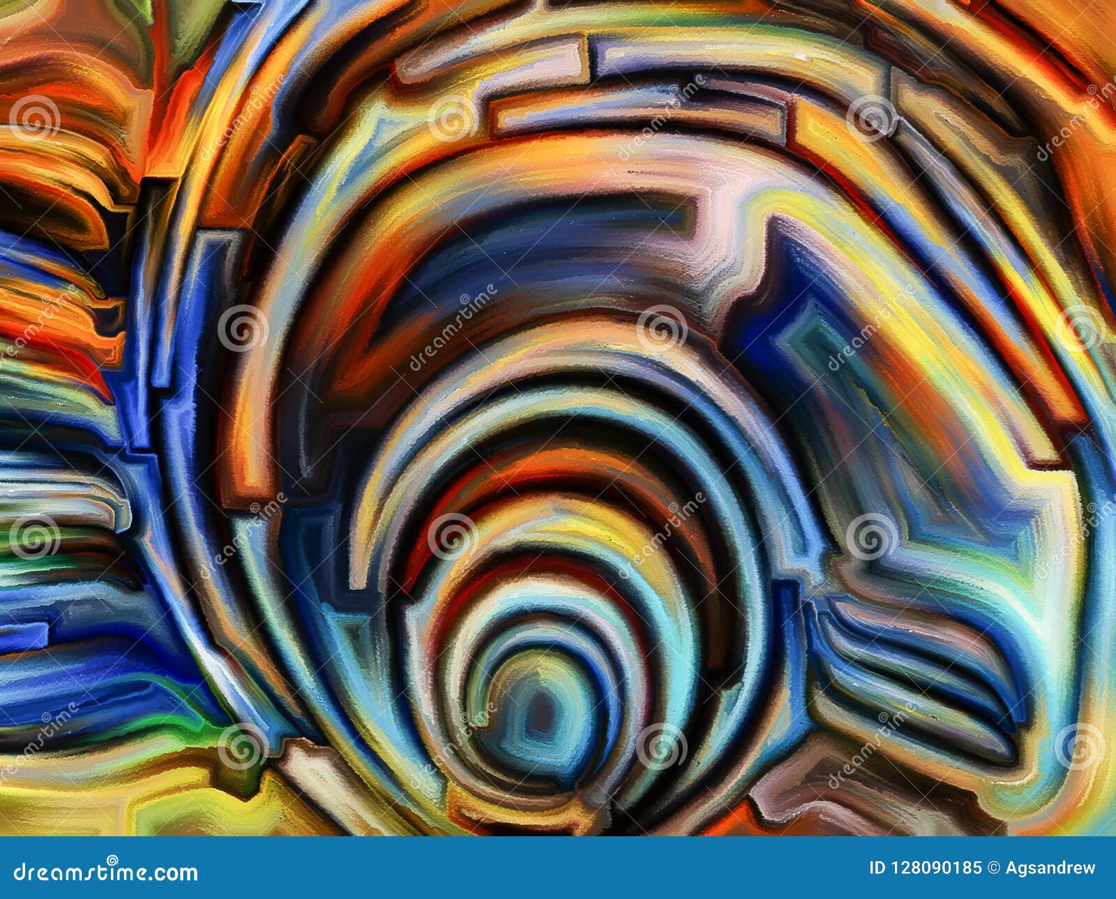 Vision of Pattern stock illustration. Illustration of abstract - 128090185