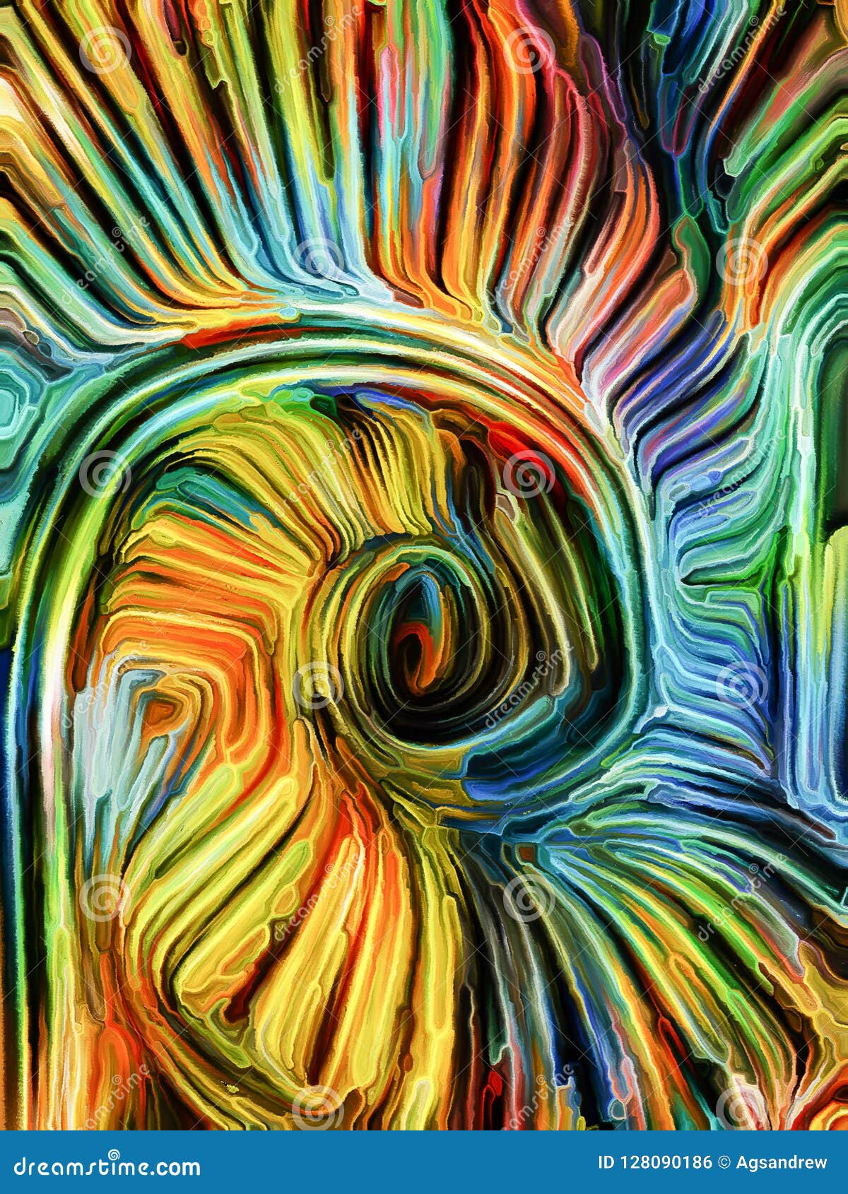 Vision of Pattern stock illustration. Illustration of canvas - 128090186