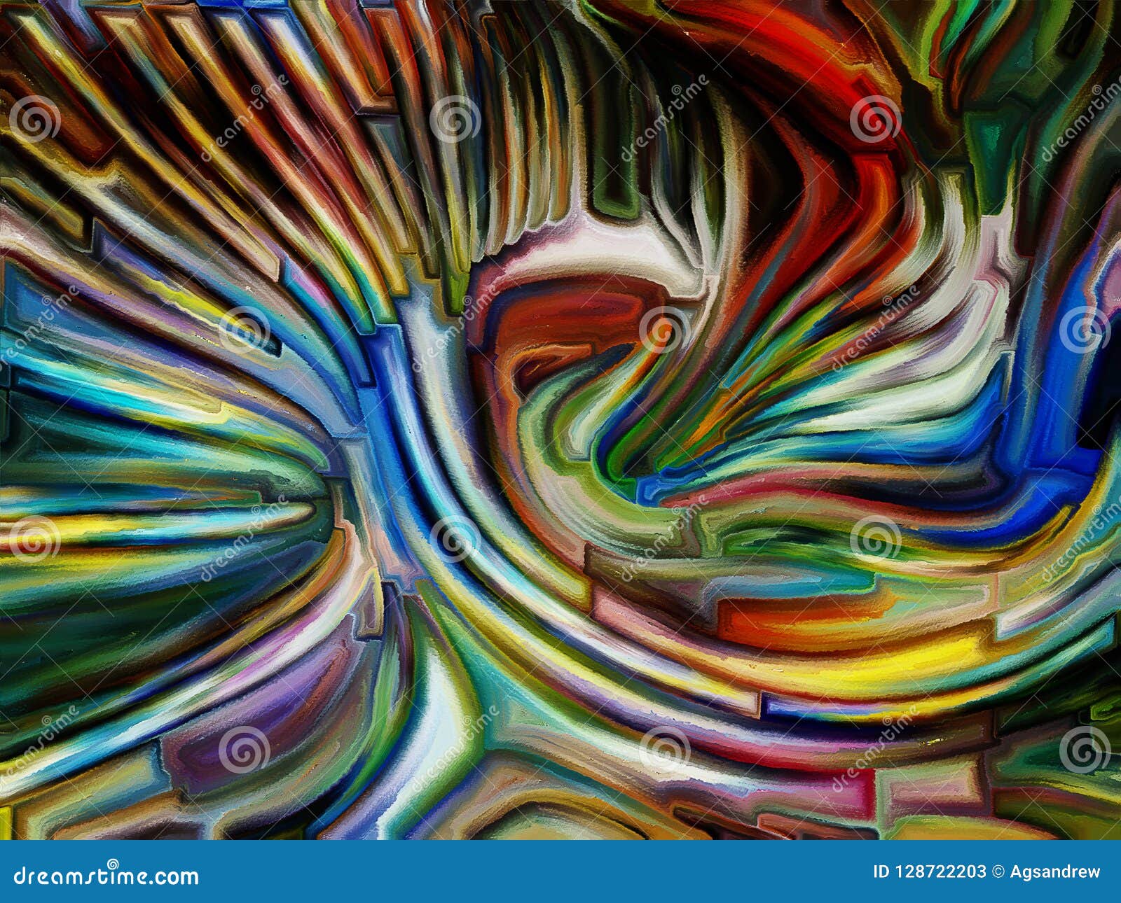 Vision of Pattern stock illustration. Illustration of media - 128722203