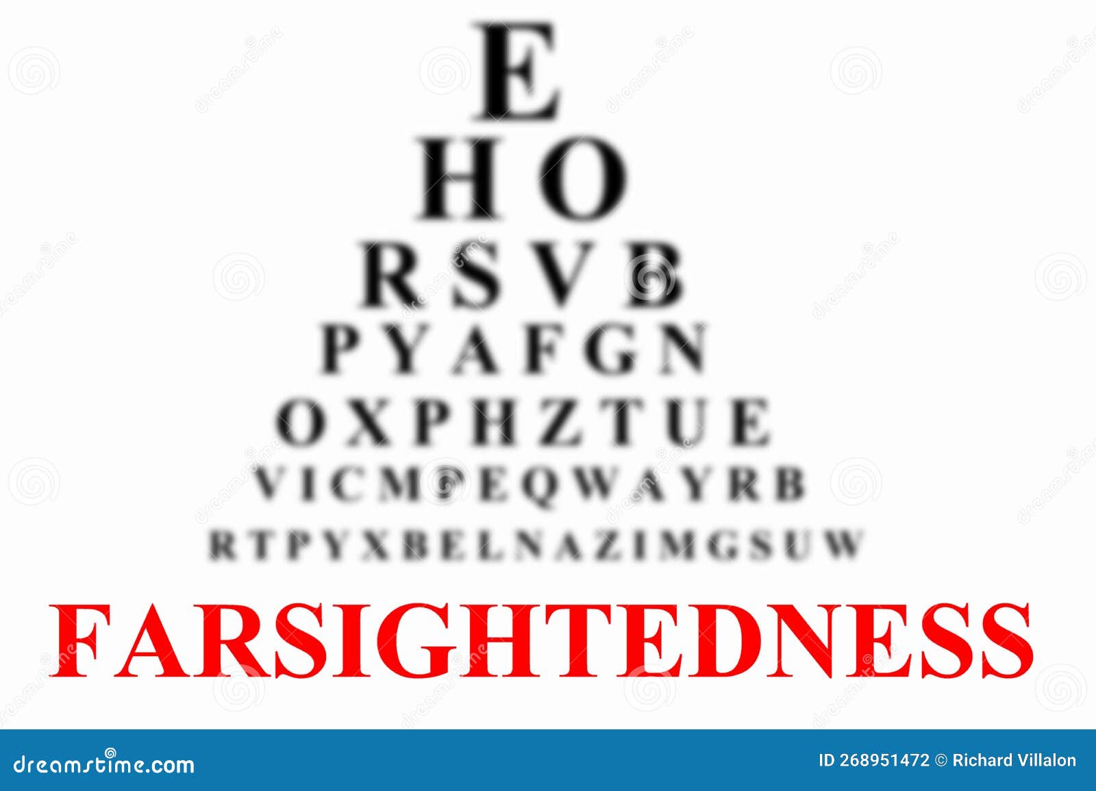 Vision problem concept stock illustration. Illustration of monoyer ...