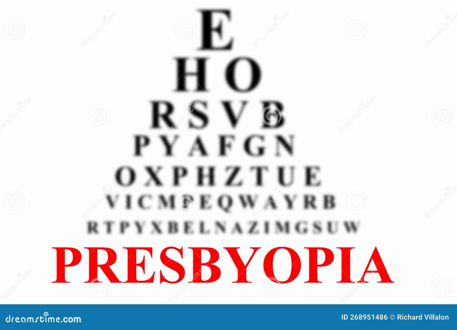 Vision problem concept stock illustration. Illustration of health ...