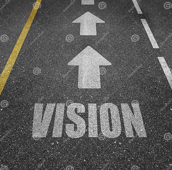 Vision road marking stock image. Image of sign, showing - 89813813