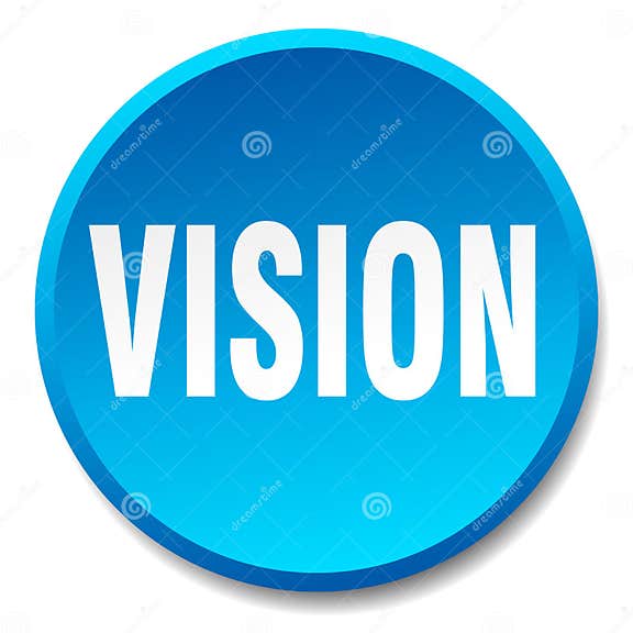 Vision button stock vector. Illustration of vector, sign - 122714561