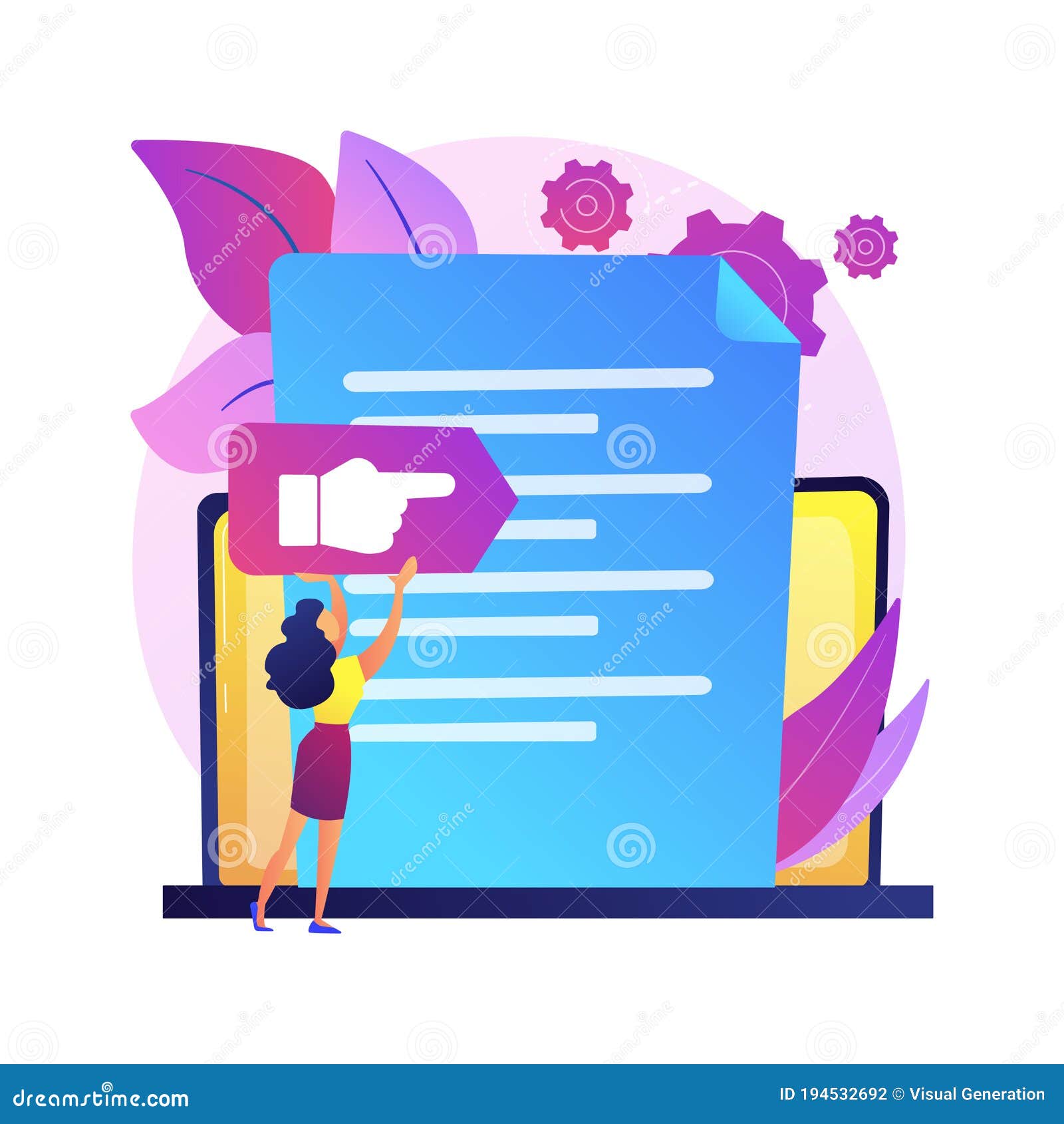 Vision and Scope Document Abstract Concept Vector Illustration. Stock ...