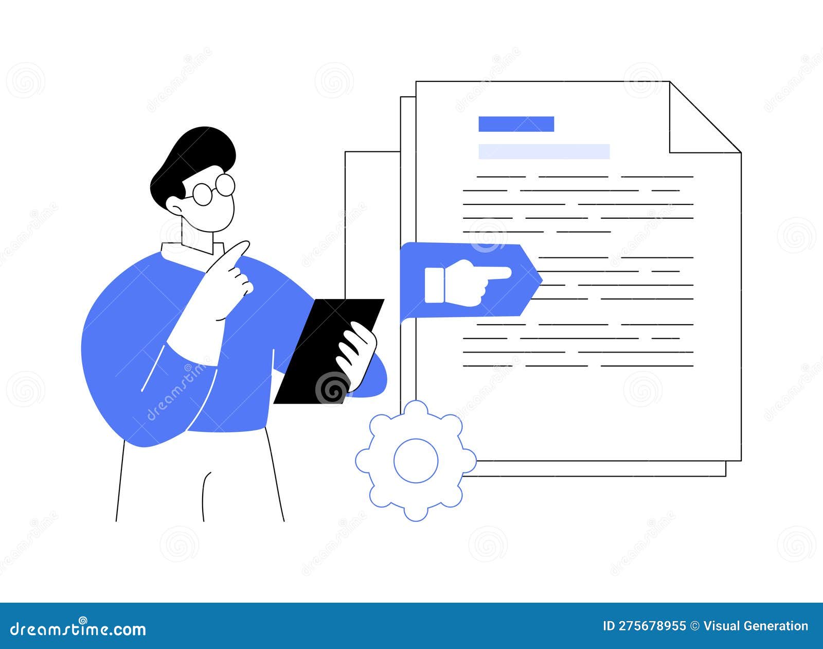 Vision and Scope Document Abstract Concept Vector Illustration. Stock ...