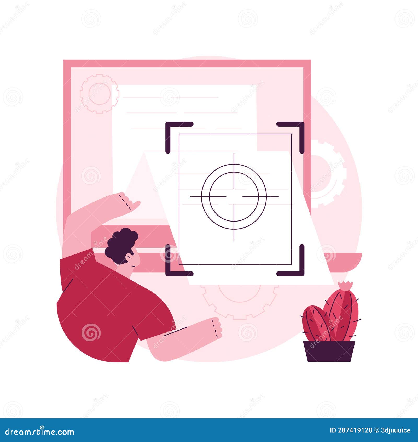 Vision and Scope Document Abstract Concept Vector Illustration. Stock ...