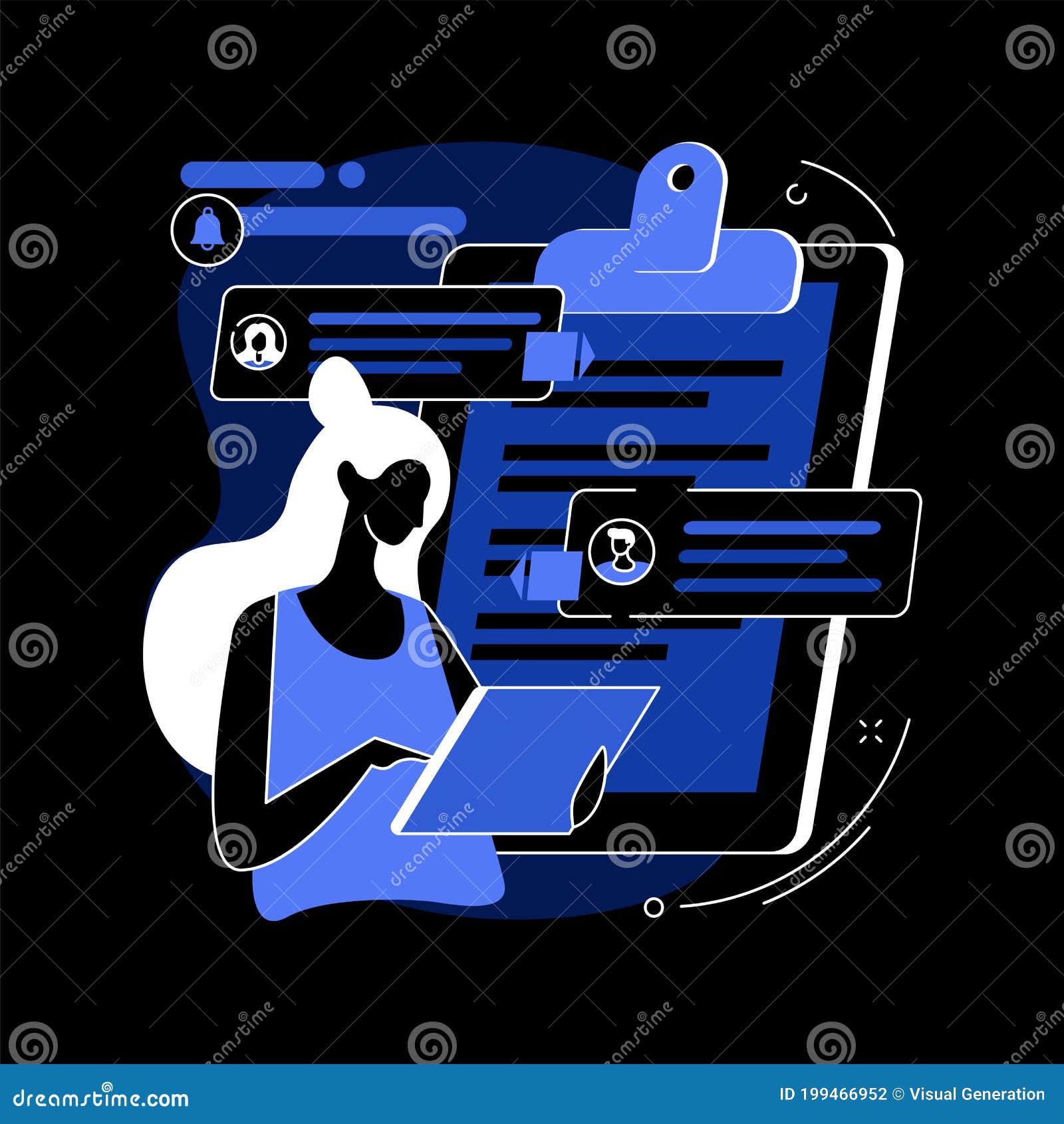 Vision and Scope Document Abstract Concept Vector Illustration. Stock ...