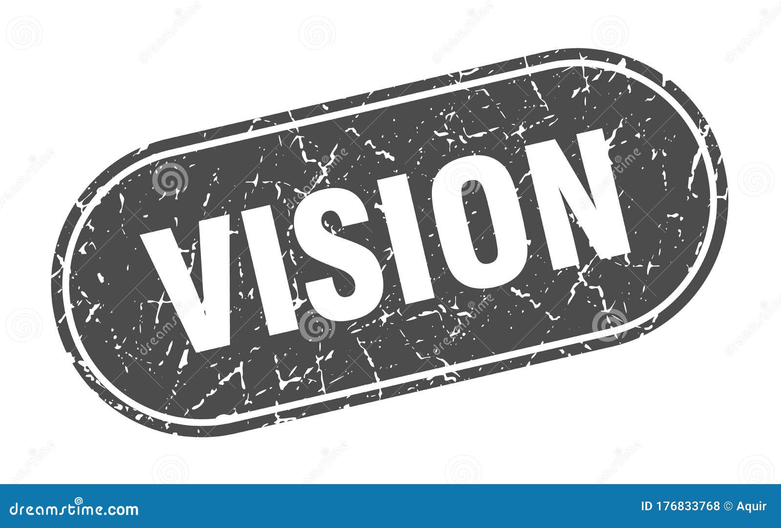Vision Sign. Vision Grunge Stamp Stock Vector - Illustration of vision ...