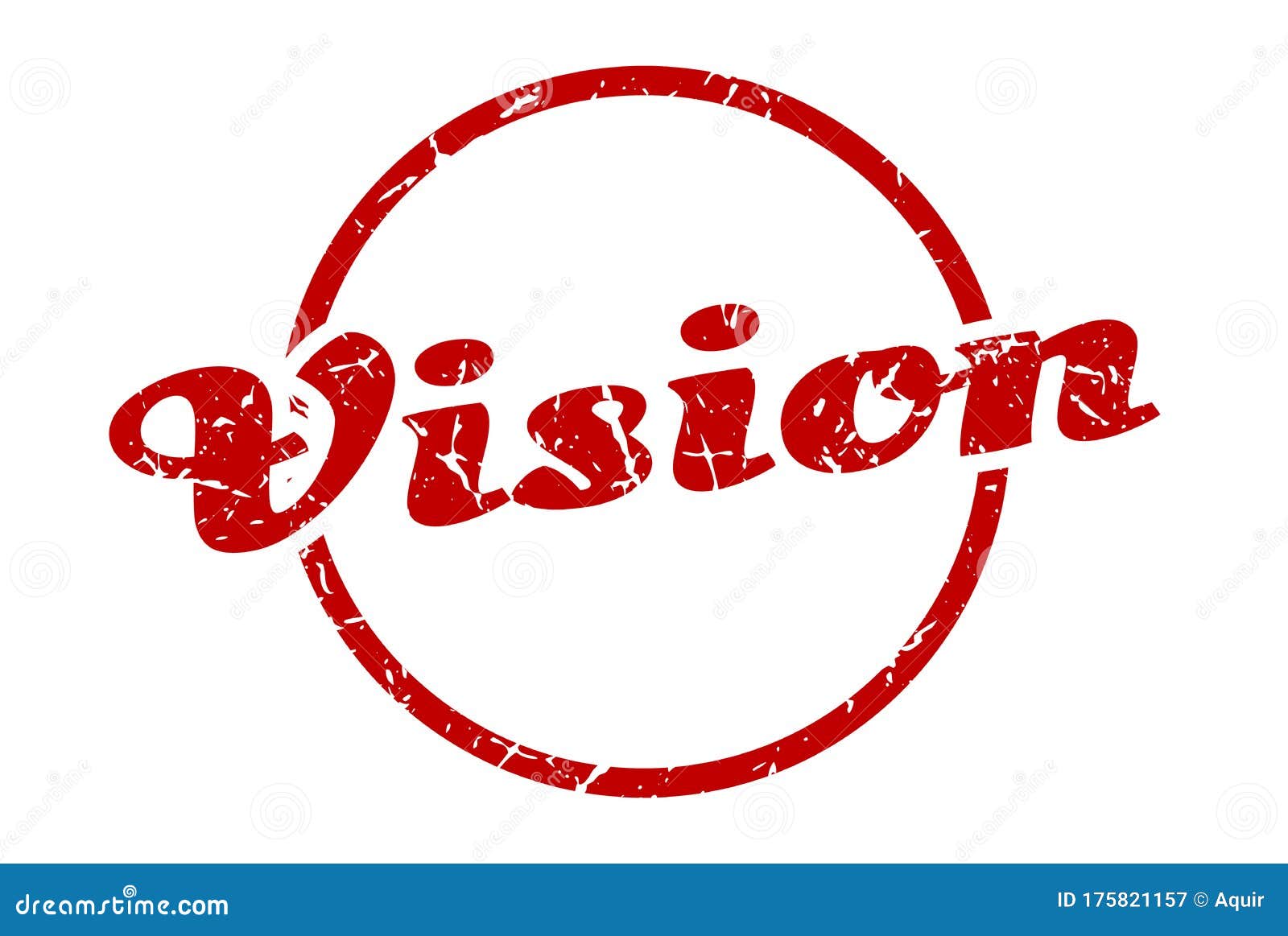 Vision Sign. Vision Round Vintage Stamp Stock Vector - Illustration of ...