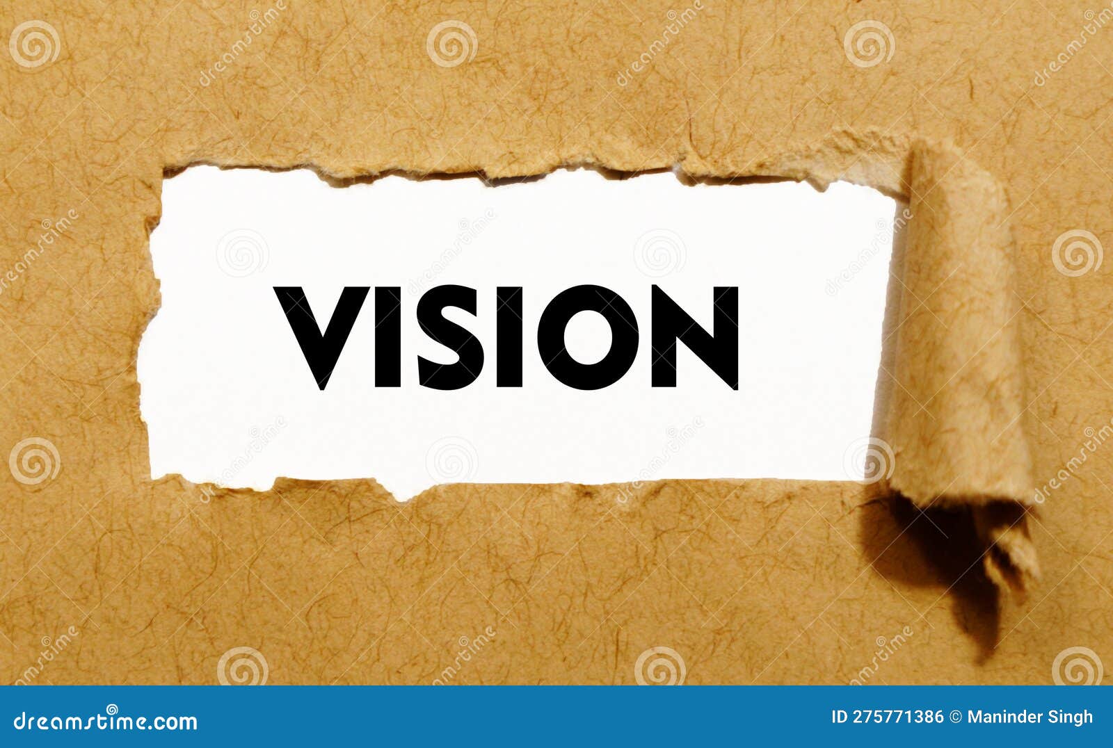 Vision signpost stock photo. Image of effective, paper - 275771386