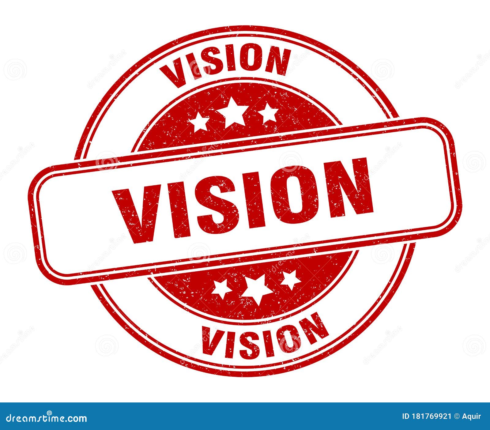 Vision Stamp. Vision Round Grunge Sign Stock Vector - Illustration of ...