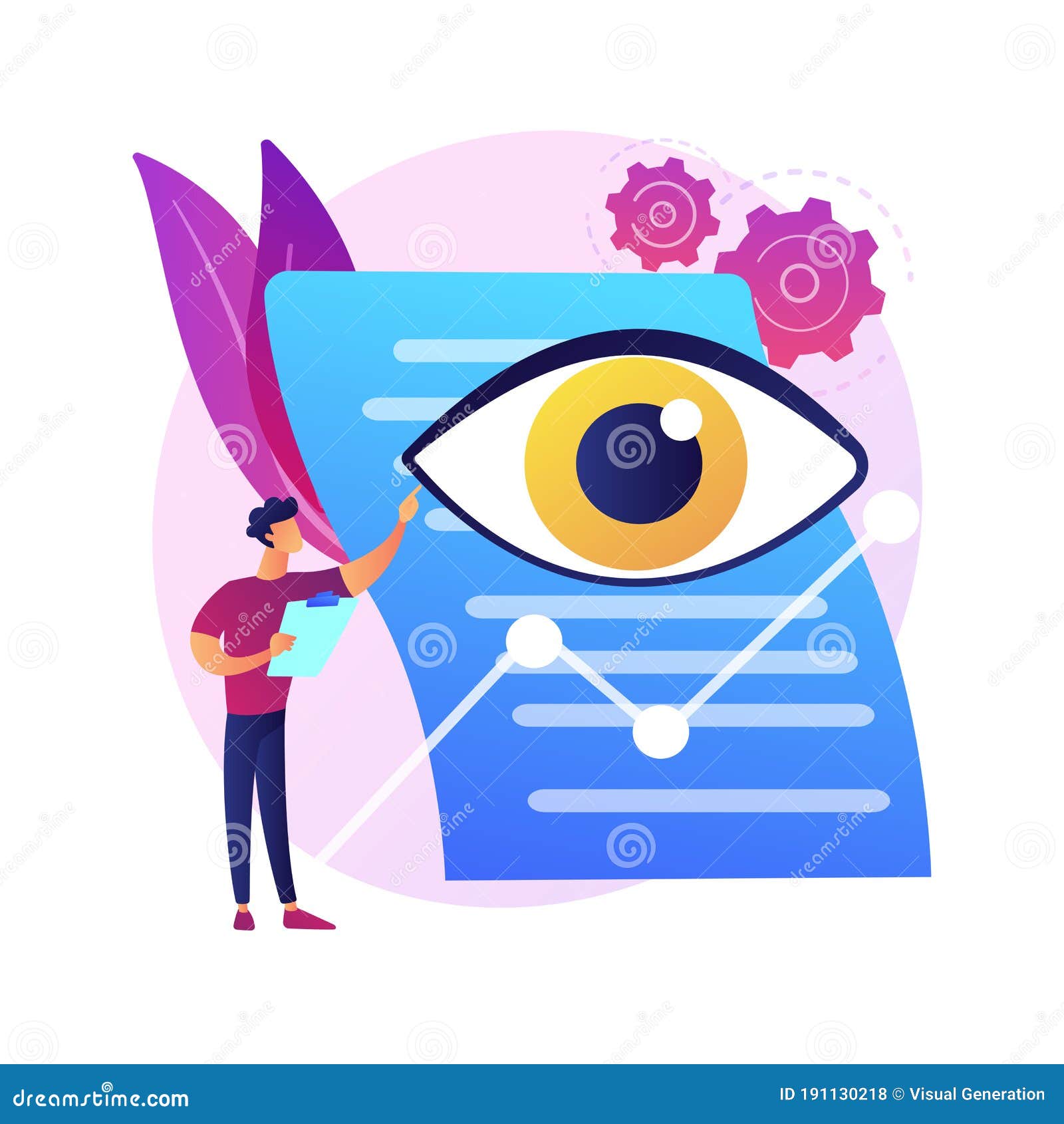 Vision Statement Vector Concept Metaphor Stock Vector - Illustration of ...