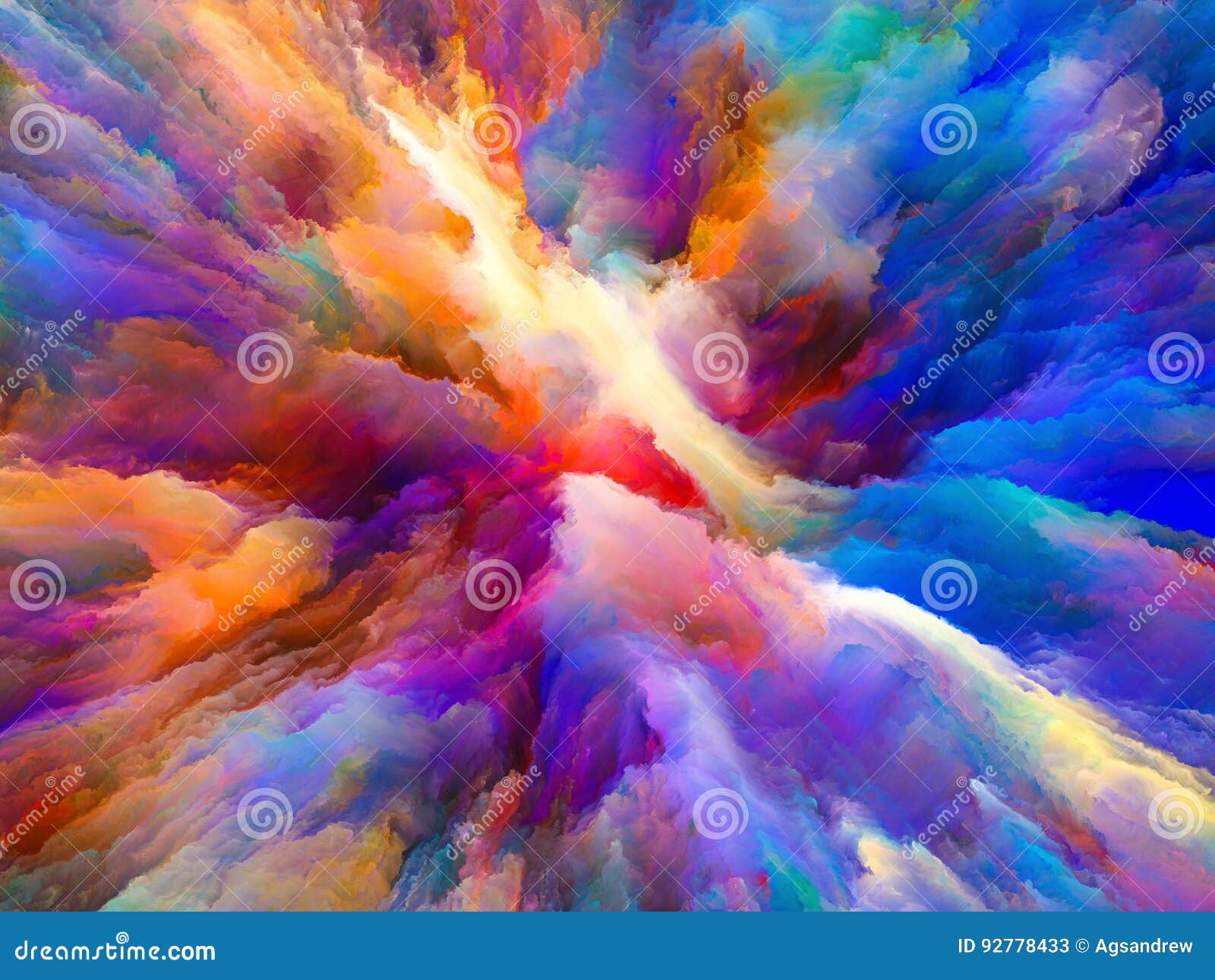 Vision of Surreal Paint stock illustration. Illustration of painting ...