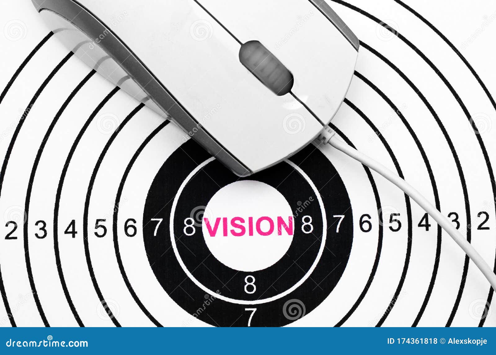 Vision target stock photo. Image of performance, perspective - 174361818