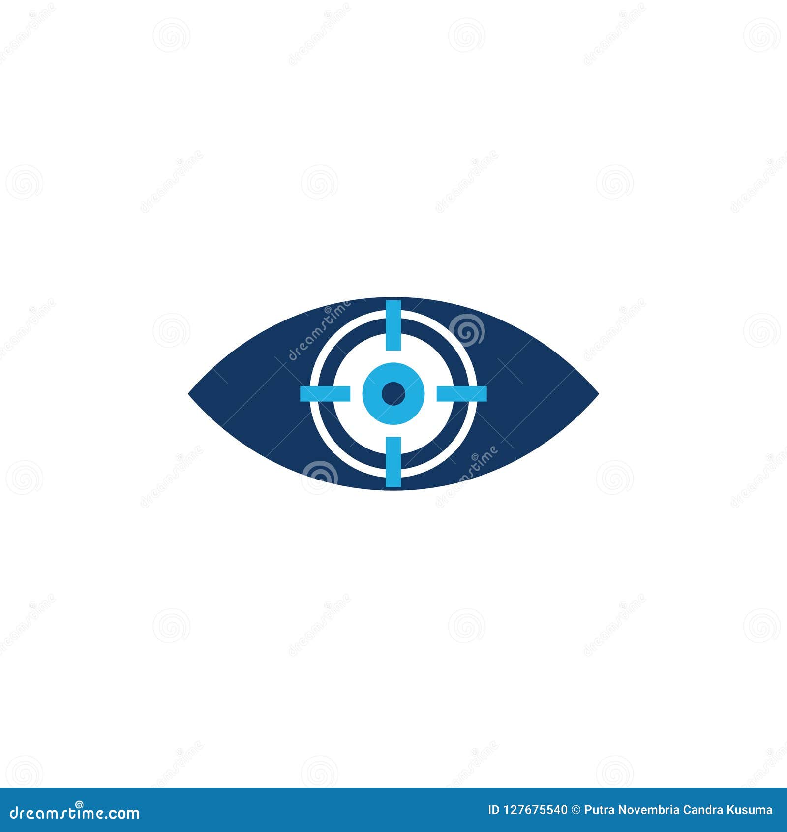 Vision Target Logo Icon Design Stock Vector - Illustration of modern ...