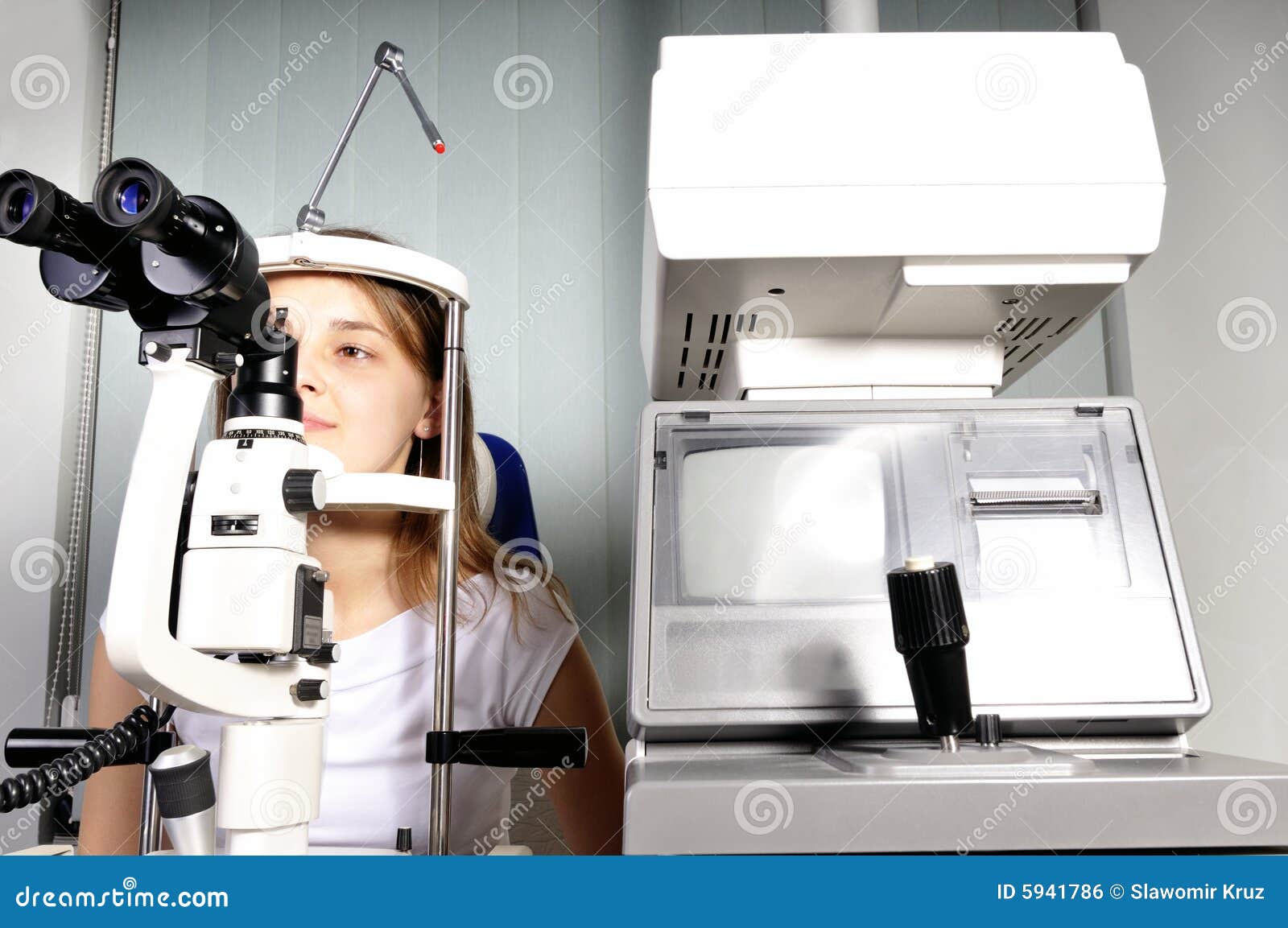 Vision test stock photo. Image of computer, check, optometrist - 5941786