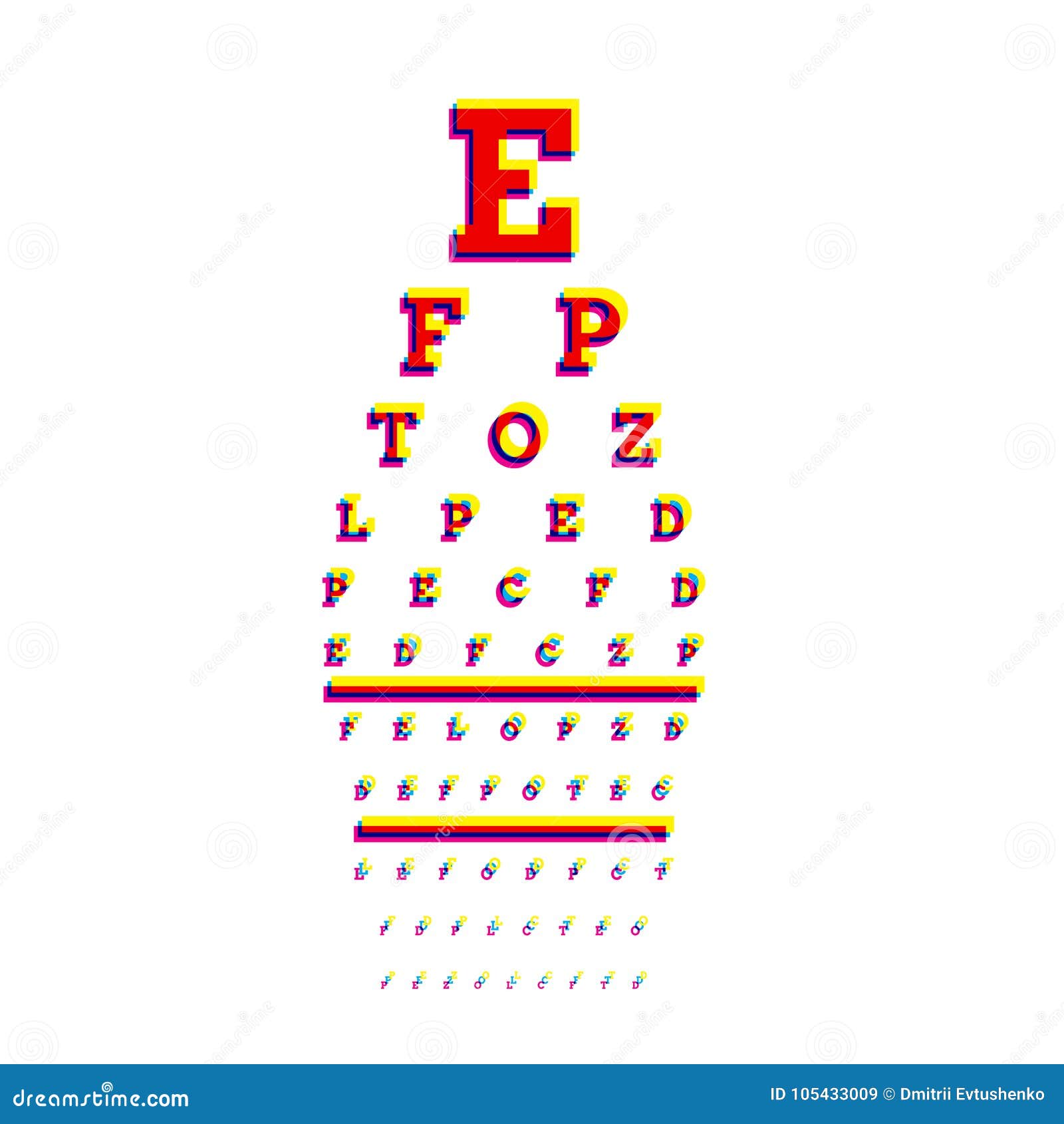 Vision Test, Oculist Doctor And Not Looking Icons Set. Vision Board ...