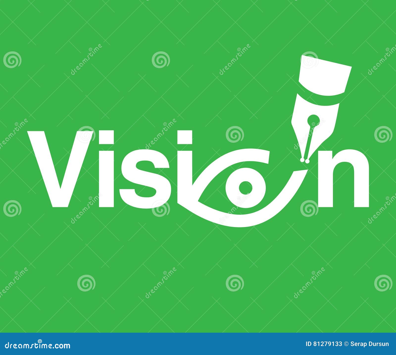 Vision Theme Logo Concept stock illustration. Illustration of company ...
