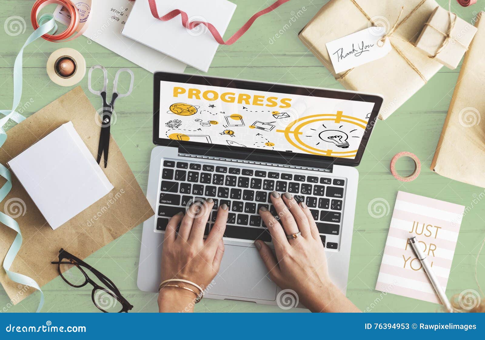 Vision Thinking Progress Invention Design Graphic Concept Stock Image ...