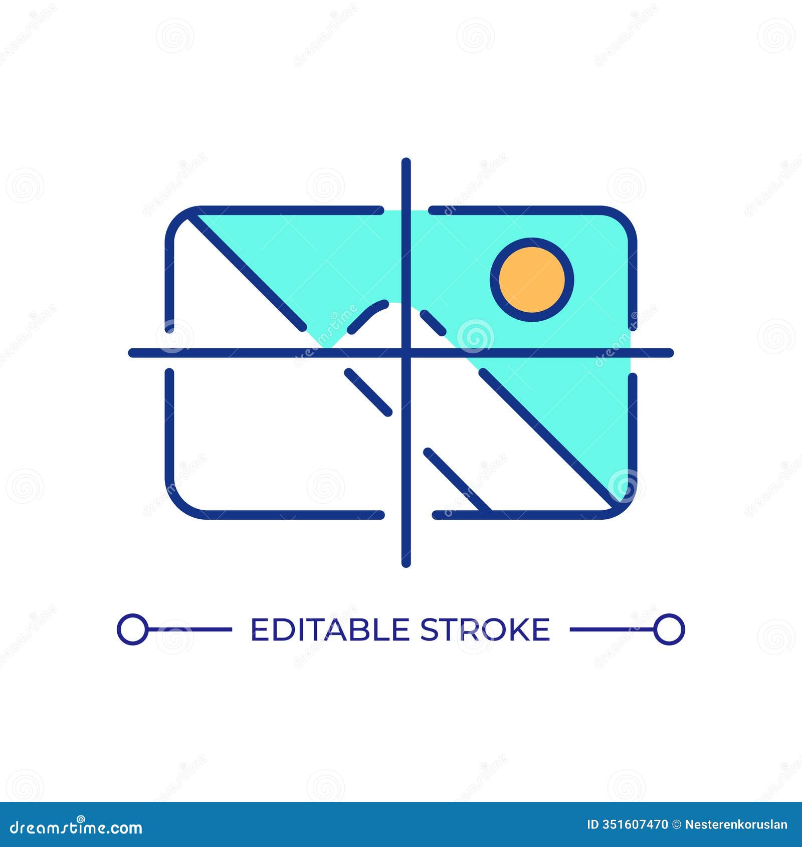 Vision Transformer RGB Color Icon Vector Illustration | CartoonDealer ...