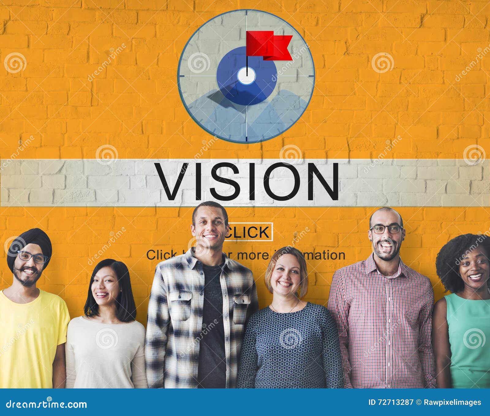 Vision Value Mean Objective Philosophy Target Concept Stock Image ...