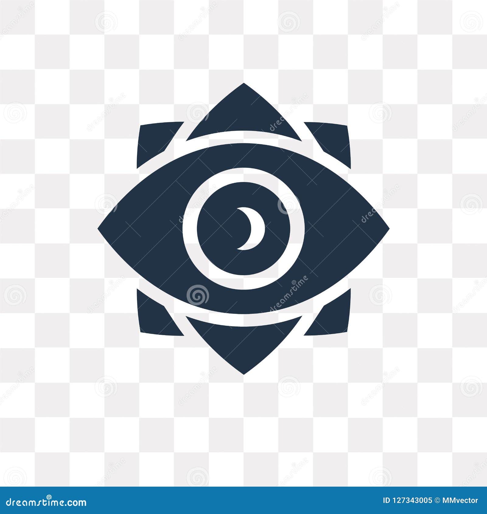 Vision Vector Icon Isolated On Transparent Background, Vision T Stock ...