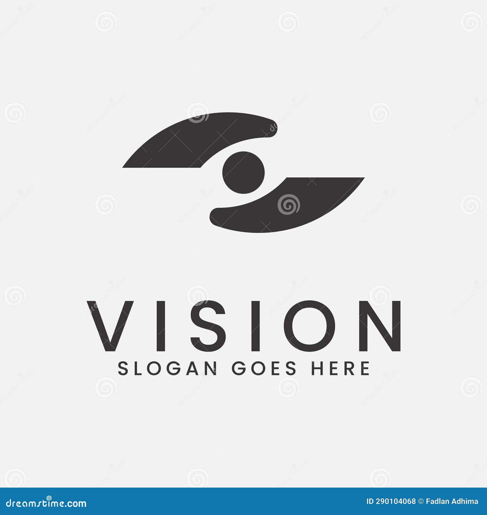 Vision Logo Icon Template Design Stock Illustration - Illustration of ...