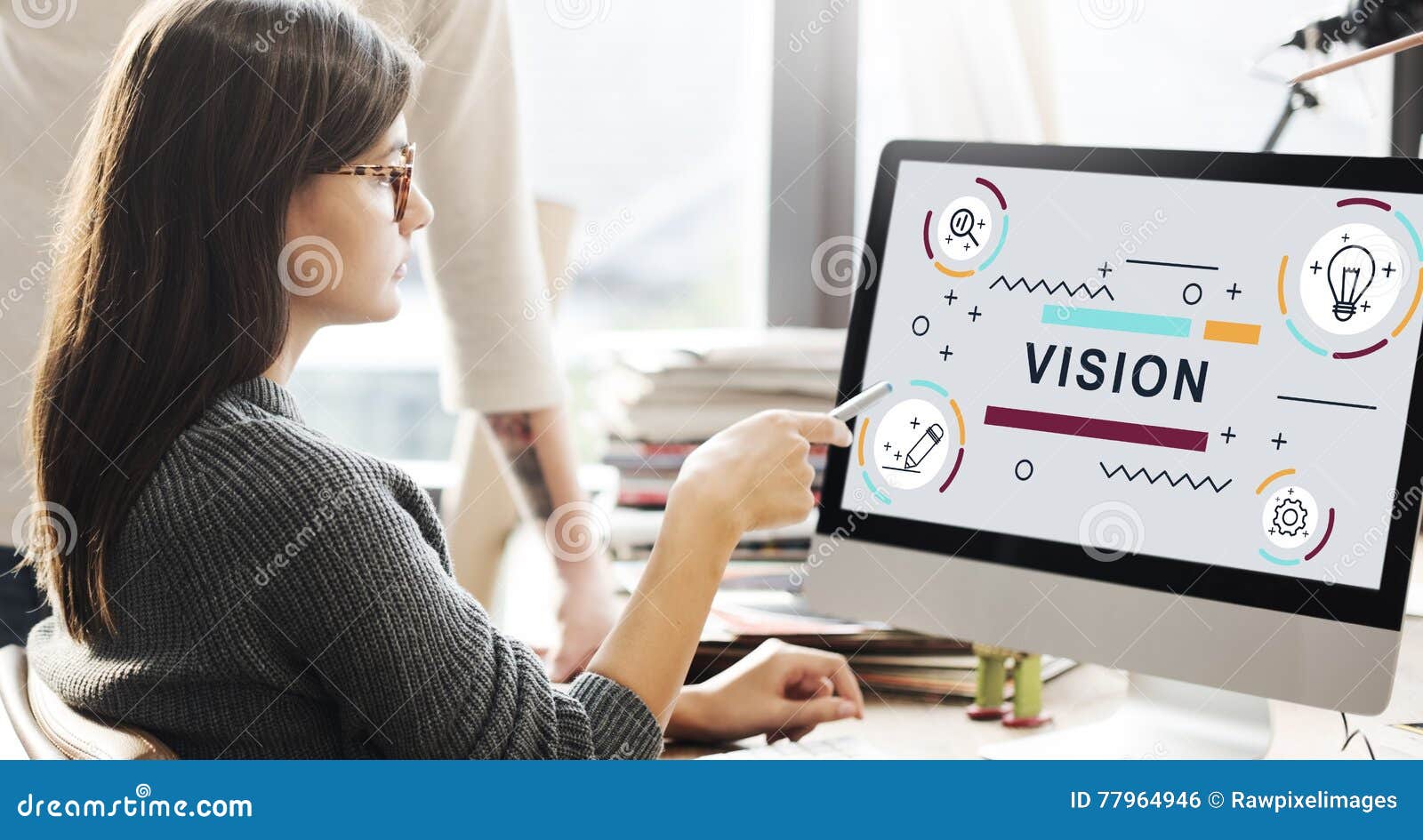 Vision Visibility Observable Noticeably Graphic Concept Stock Photo ...
