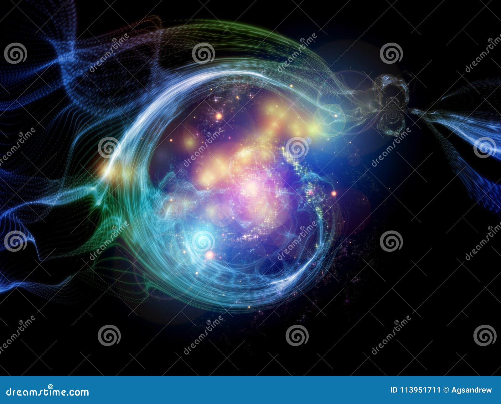 Vision of Void stock illustration. Illustration of astrophysics - 113951711
