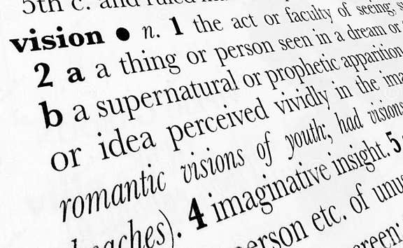 Vision Word Dictionary Term Stock Image - Image of book, white: 4138903