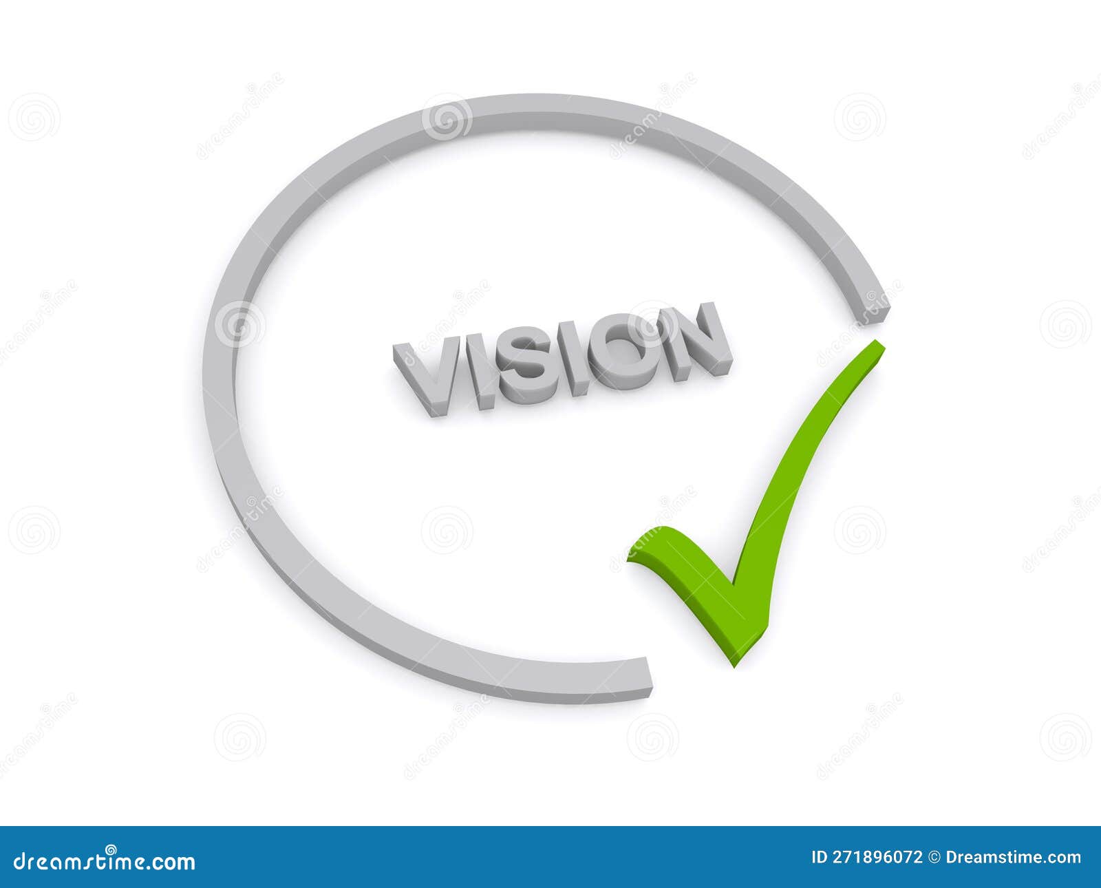 Vision word on white stock illustration. Illustration of presentation ...