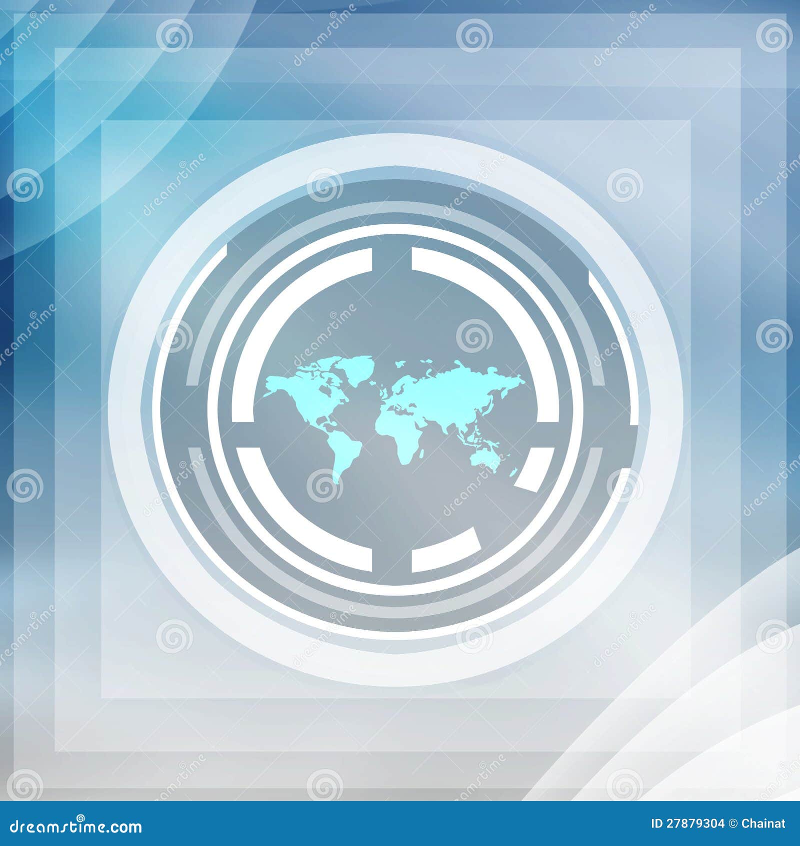 Vision of the World stock illustration. Illustration of core - 27879304