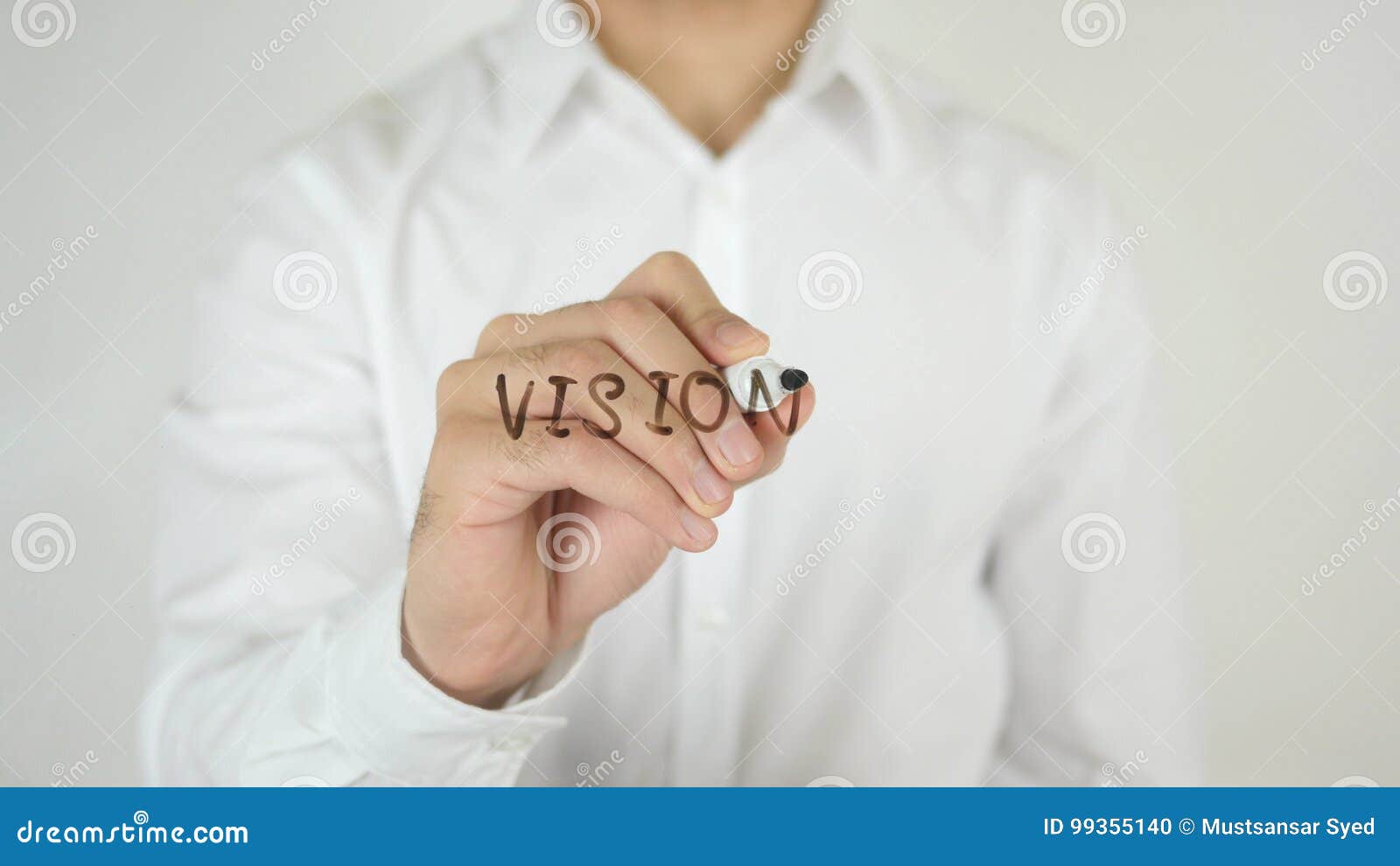 Vision, Written on Glass stock photo. Image of illustrating - 99355140