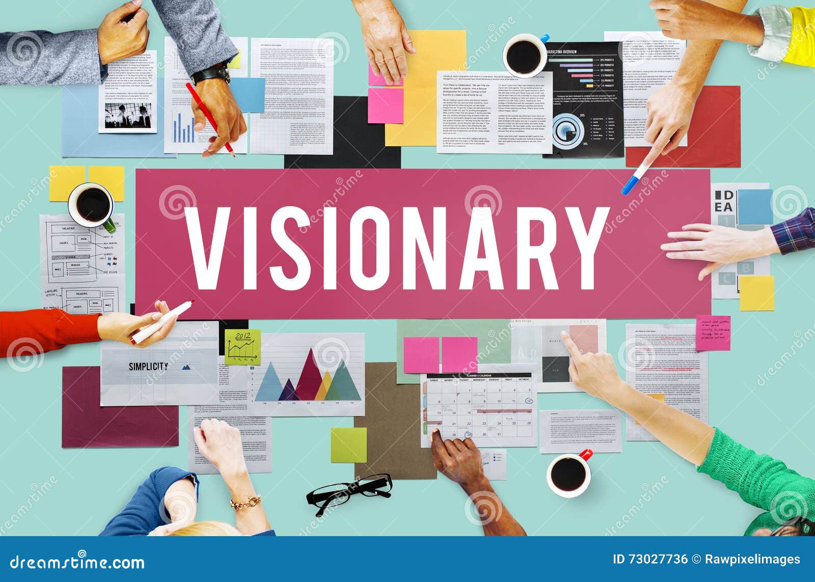 Visionary Aspirations Creativity Imagination Concept Stock Photo ...