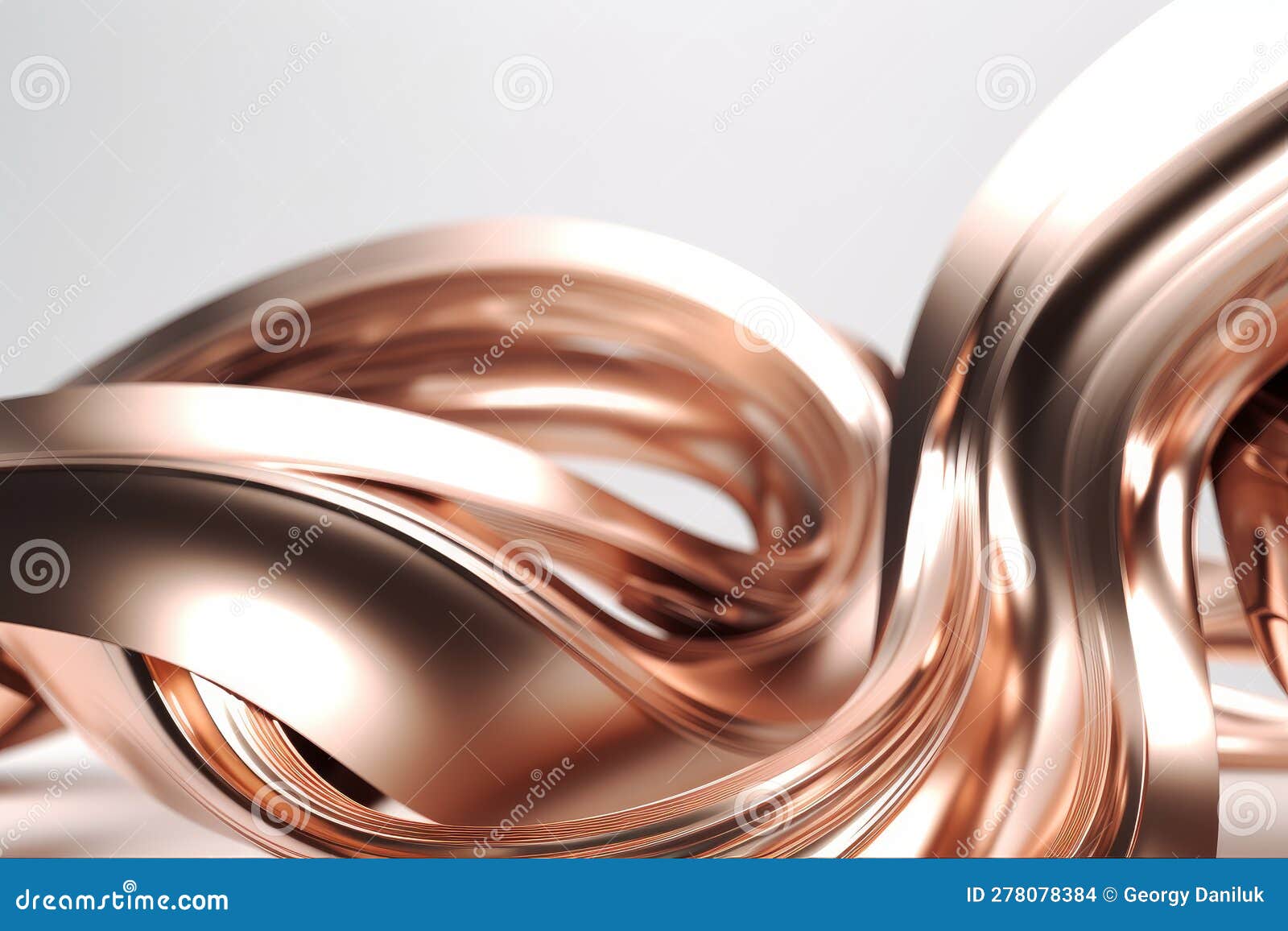 Twisted Wave Industrial Design: Burnished Copper And Deep Forest Green ...